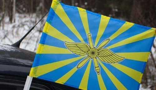 Флаг вкс 30х40 с креплением на боковое стекло авто