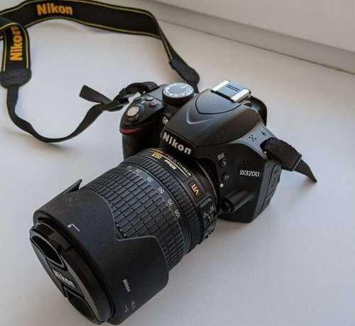 Nikon d3200 + объектив nikkor 18-105mm VR