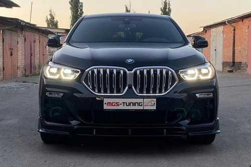 Обвес Paradigm черный глянец+зеркала BMW X6 G06