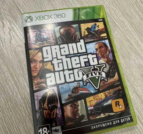 Игра на xbox 360 GTA 5