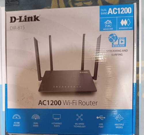 Wifi роутер D link dir 815