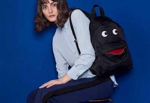 Anya Hindmarch чёрный новый рюкзак. Хит сезона