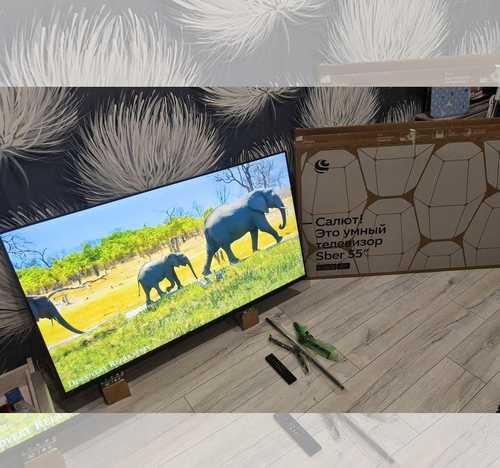 Новый телевизор 55 4К SMART TV Сбер