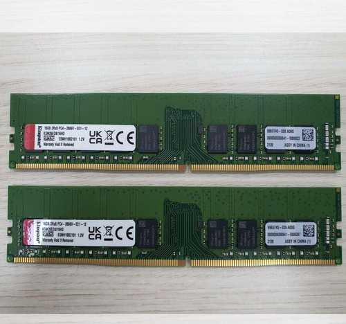 Комплект памяти Kingston DDR4 32GB