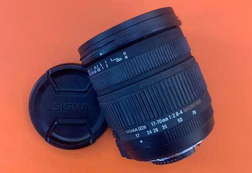 Sigma AF 17-70mm F2.8-4.0 DC Nikon бу