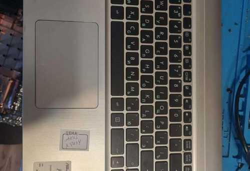 Ноутбук asus X540 топкейс с клавиатурой
