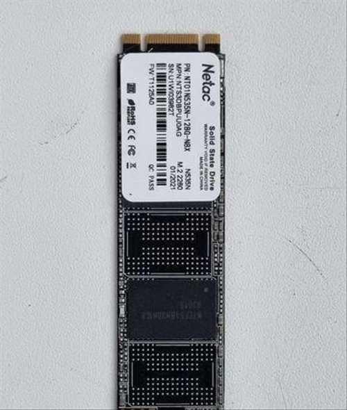 Ssd m.2 netac 128gb n535n 3D TLC 510/440 2280