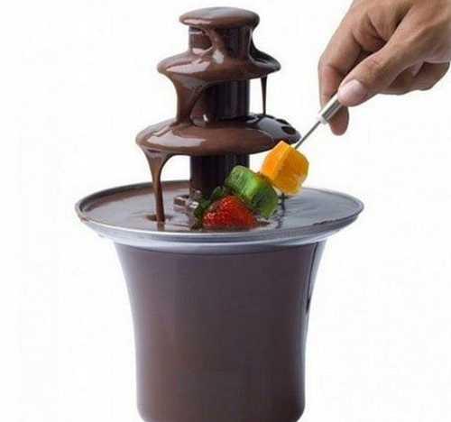 Шоколадный фонтан фондю Chocolate Fondue Fountain Mini