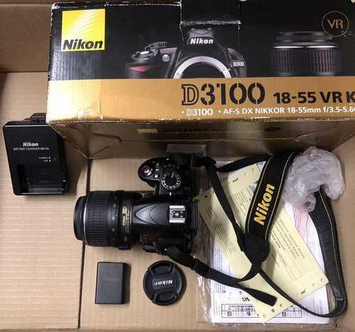 Nikon D3100 пробег 18т.к