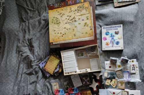 Gloomhaven + Забытые круги + органайзер