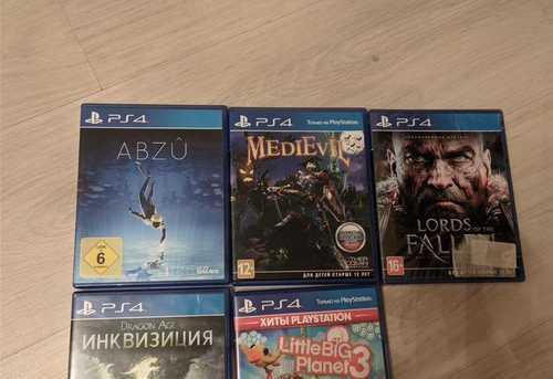 Диски игры для ps4