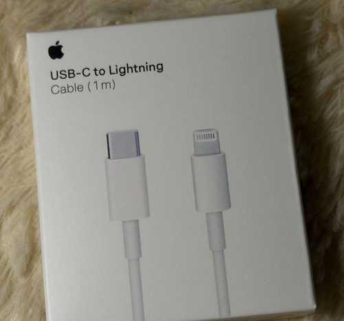 Кабель быстрой зарядки Apple USB-C to Lightning