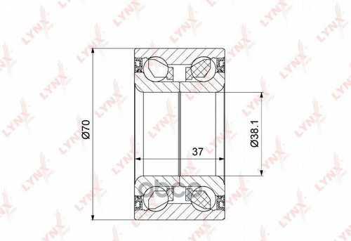 Подшипник ступицы hyundai/KIA accent/getz 00- п