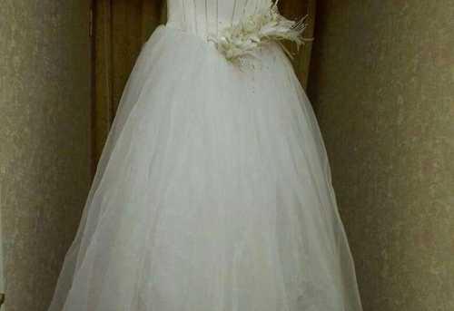 Свадебное платье 44 пышное