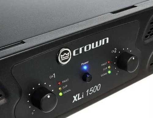 Усилитель звука 900W Crown XLi-1500 Pro Stereo