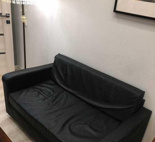 Кожаный диван IKEA бу