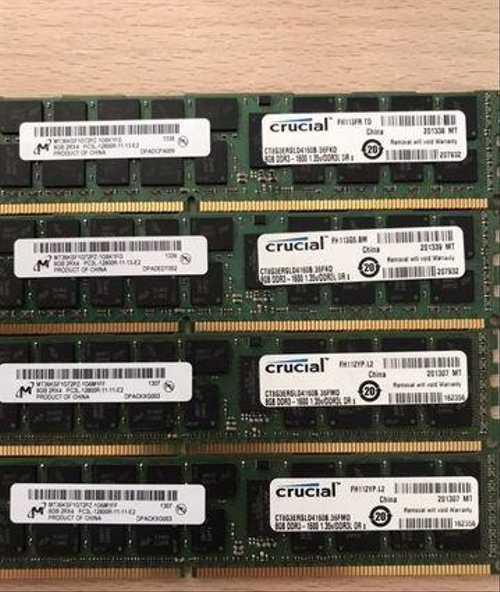 Серверная оперативная память Crucial DDR3-1600 8Gb