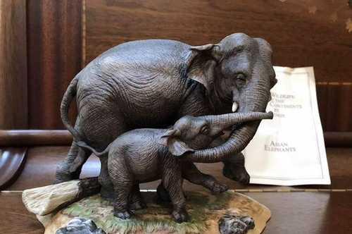 Фарфоровая статуэтка слонов Lenox