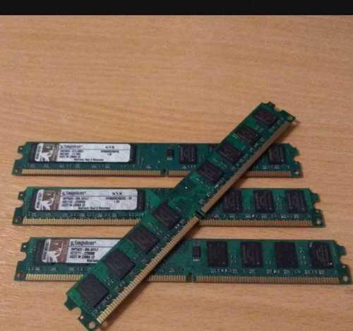 Озу оперативная память ddr2 / 2gb х 4шт 8gb