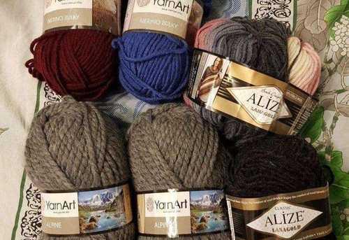 Пряжа для вязания yarn art, alize