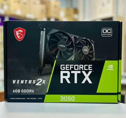 Видеокарта MSI GeForce RTX 3050 Ventus 6G DNS