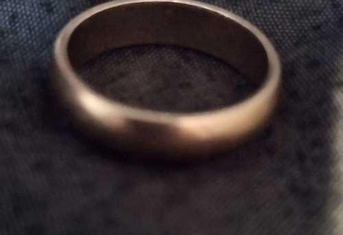 Обручальное кольцо серебро золото