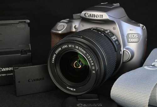 Canon EOS 1300D kit 18-55 II IS пробег 4600 кадров