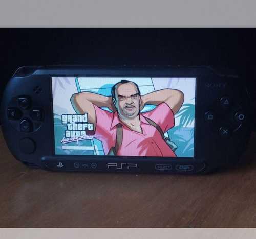 Sony PSP e1008 Street 64 Гб много игр