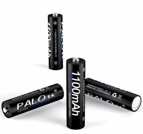 Аккумуляторные батарейки Palo AAA Ni-MH черные