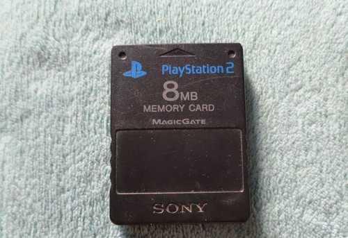 Playstation 2 / PS2 / карта памяти 8MB