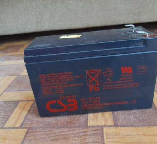 Аккумулятор CSB GP 1272 F2 12V 7.2Ah