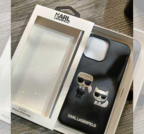 Чехол на iPhone 13 pro max Karl lagerfeld оригинал