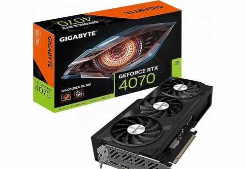 Видеокарта Gigabyte RTX 4070 Windforce 12Gb gddr6X