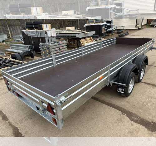 2-осный прицеп Мзса с кузовом 4,6 х 1,51 м