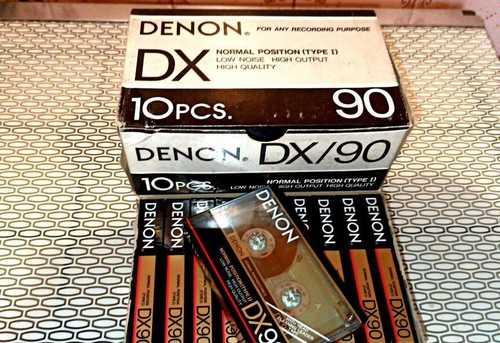 Аудиокассета Denon DX 90 Japan новая запечатанная