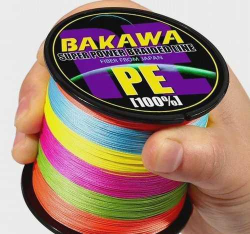 Bakawa плетеный шнур для рыбалки 10-85lb 500M 0.12mm 12LB, Multicolour