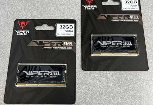 Sodimm ddr4 32gb 2666 Patriot Viper Steel