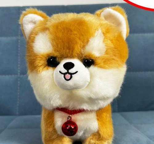 Мягкая игрушка маленькая породистая собачка Корги