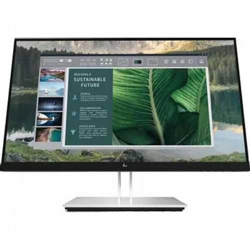 LCD HP 23.8" E24u G4 черный IPS 1920x1080 60hz 5ms 250cd 178/178 1000:1 8bit(6bit+FRC) hdmi1.4 Displ