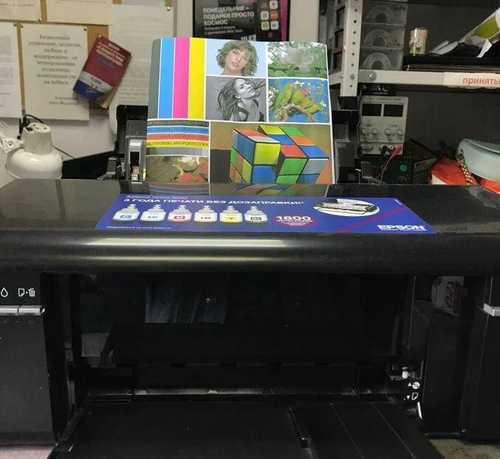 Принтер струйный Epson L805 цветной б/у