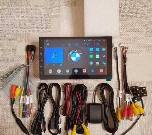 Магнитола 10 андроид 2г 32г с камерой wifi AUX USB