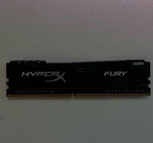 Kingston HyperX fury Black HX426C16FB3/8 8 гб