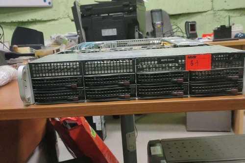 Сервер на LGA 2011, xeon E5-2650, x4 300GB, 740W
