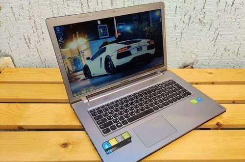 Gaming lenovo 17.3 IPS i5 SSD+HDD GTX745m 10gb