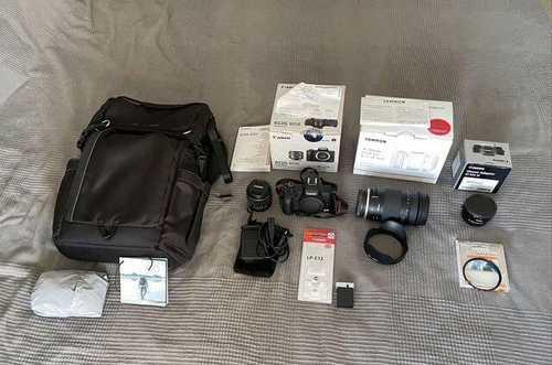 Фотоаппарат Canon M50, объективы, фоторюкзак и др