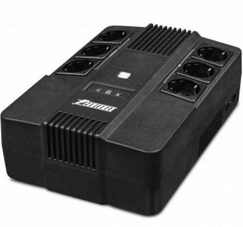 Powerman Brick 600, линейно-интерактивный, 600ва, 360Вт, 3 евророзетки с резервным питанием, 3 еврор