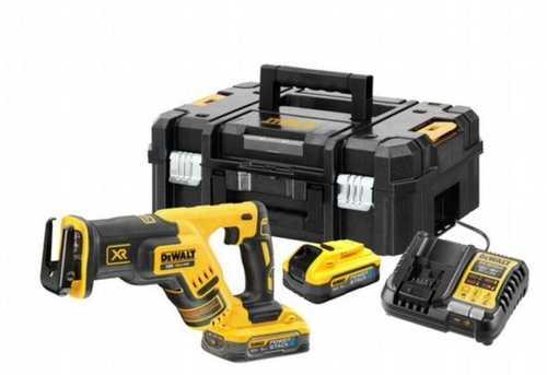 Аккумуляторная сабельная пила dewalt DCS367H2T