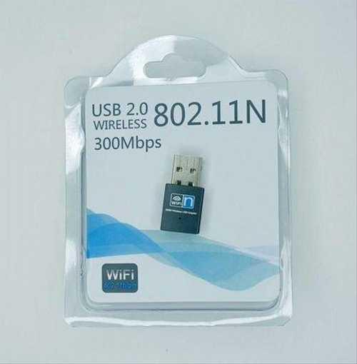 Wifi адаптер USB 2.0 wireless/300 Mbps