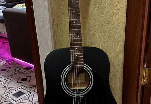 Новая акустическая гитара Cort ad810 (черная)