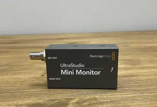 Blackmagic ultra studio mini monitor